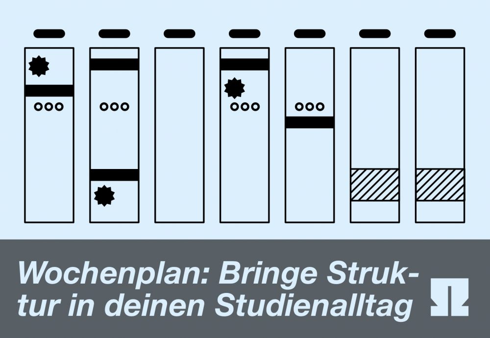 Wochenplan: Bringe Struktur in deinen Studienalltag | Intervention